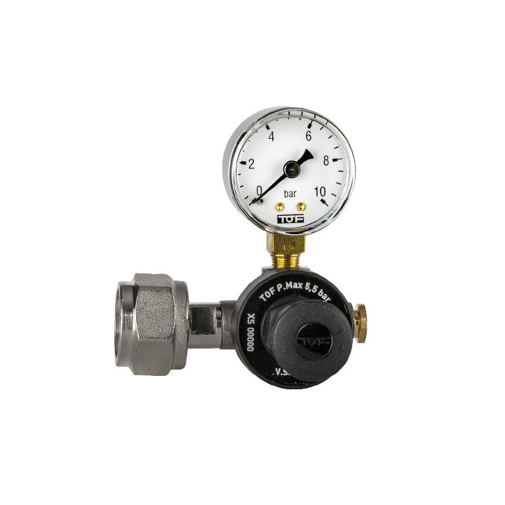 Manometer/kulsyreregulator til genopfyldelige Co2-flasker — Waterpoint